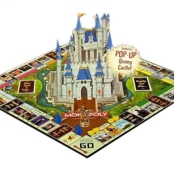 Hasbro | Games | Monopoly Inspired By The Disney Amusement Park 3rd ...